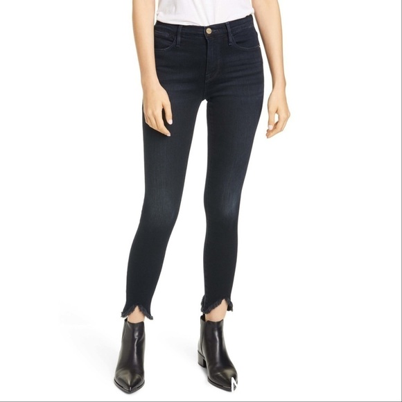Frame Denim | Jeans | Frame Denim Womens Le High Skinny Jeans Double ...